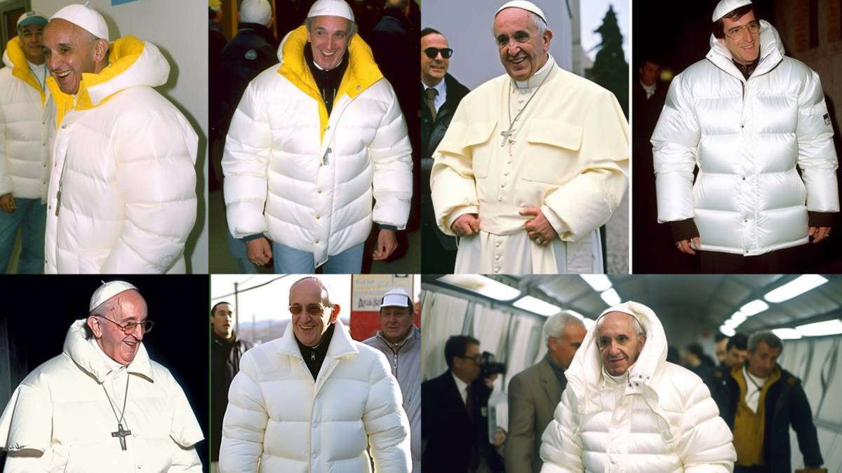 Photos Taken By The Pope With Artificial Intelligence Go Viral