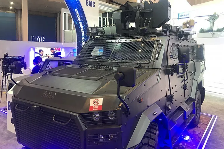 Renewed BMC Amazon 4x4 Armored Ground Vehicle Prepares for Mission